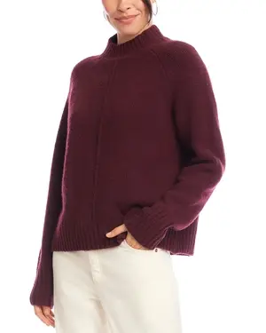 Karen Kane Turtleneck Sweater - Wine