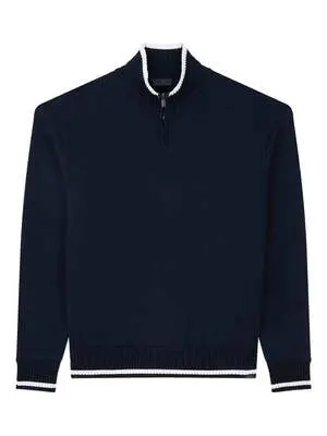 Paul & Shark Half-zip Wool Sweater - Blue