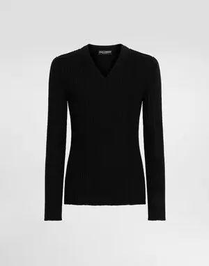 Dolce & Gabbana Wool V-neck Sweater