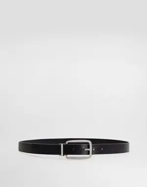 Dolce & Gabbana Calfskin Belt - Black
