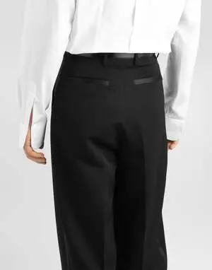 Dolce & Gabbana Wool Gabardine Trousers