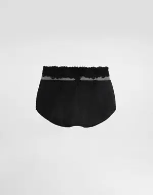 Dolce & Gabbana Tulle And Satin Briefs