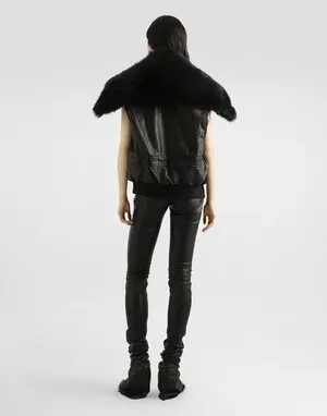 Dolce & Gabbana Stretch Nappa Leather Trousers
