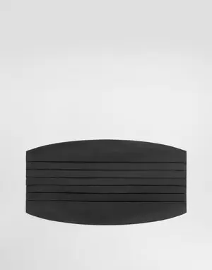 Dolce & Gabbana Satin Tuxedo Cummerbund - Black