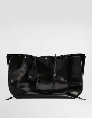 Dolce & Gabbana Atene Calfskin Shopper - Black