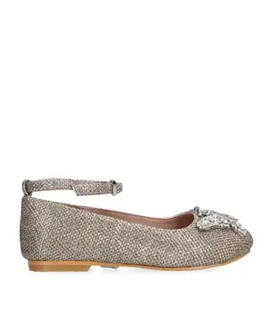 ARUNA SETH Metallic-thread Angelina Ballet Flats