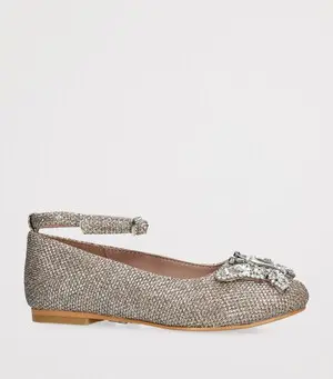 ARUNA SETH Metallic-thread Angelina Ballet Flats