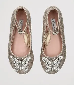 ARUNA SETH Metallic-thread Angelina Ballet Flats