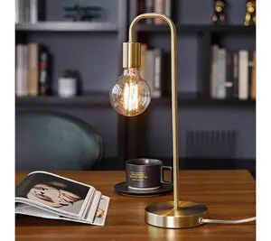 GLOBE ELECTRIC 18' Matte Brass Table Lamp