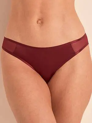 Plus Size Crotchless Panties