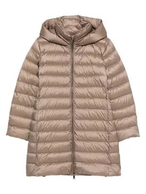 Seventy Seventy Hooded Down Jacket - Brown