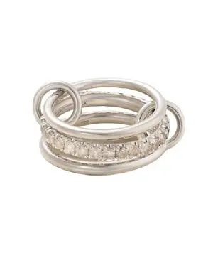 SPINELLI KILCOLLIN Petunia Diamond Ring - Silver