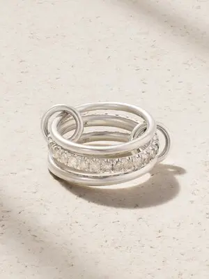 SPINELLI KILCOLLIN Petunia Diamond Ring - Silver