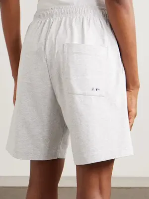 Sporty & Rich New York Yankees Gym Cotton-jersey Shorts
