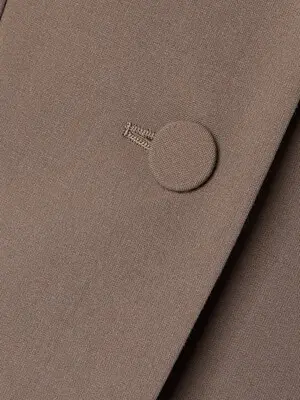 Dries Van Noten Cropped Crepe Blazer