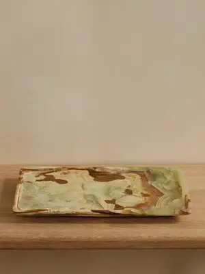 Jia Jia Onyx Tray - Green