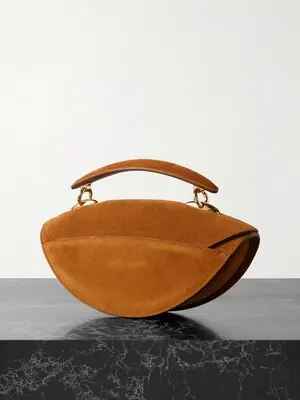 Zimmermann Wavelength Suede Shoulder Bag - Brown