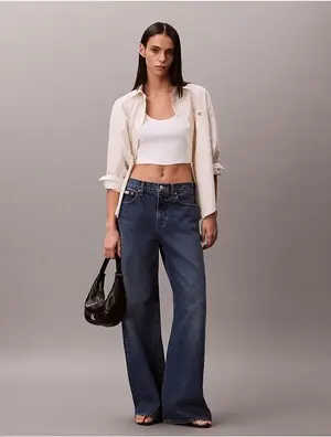 Calvin Klein Wide Leg Jeans - Indigo Julius