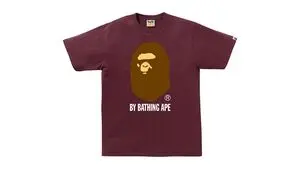 BAPE By Bathing Ape Tee Shirt - Burgundy