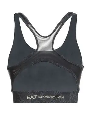 EA7 Snakeskin-print Sleeveless Sports Top