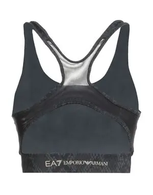EA7 Snakeskin-print Sleeveless Sports Top