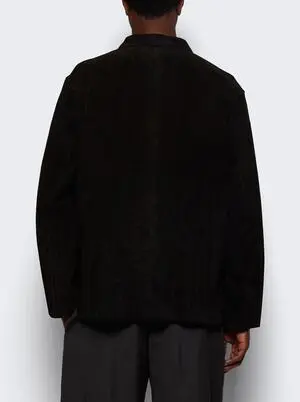 BODE Suede Overshirt - Black