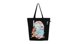 A BATHING APE X Ukiyoe Tote Bag - Sax