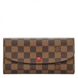 LOUIS VUITTON Wallet Emilie Damier Ebene - Multicolor