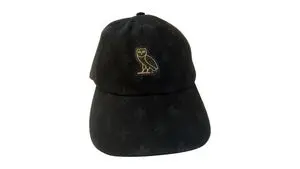 OVO Pom Pom Monogram Baseball Cap - Black