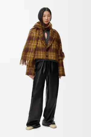 Loewe Jacket With Detachable Scarf - Yellow/multicolor