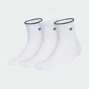 Adidas Originals Luna 3-pack High Quarter Socks - White