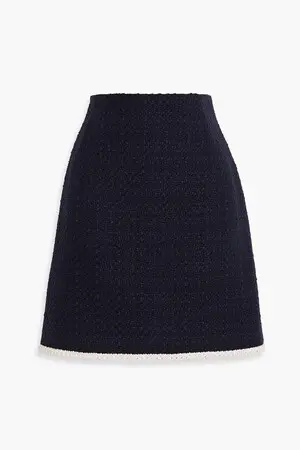 Veronica Beard Roman Cotton-blend Tweed Mini Skirt