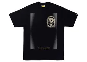 A BATHING APE Logo 3 Tee Shirt - Black