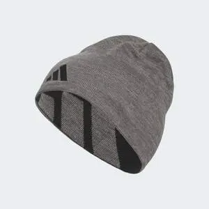 Adidas Reversible Skully Beanie - Grey Six Mel / Black