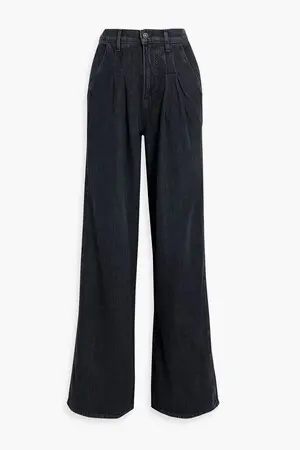 Veronica Beard Mia High-rise Wide-leg Jeans