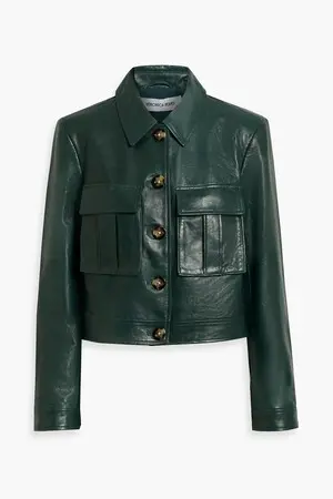 Veronica Beard Monte Leather Jacket