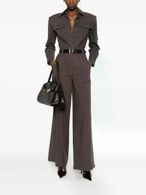SELF-PORTRAIT Belted Pocket Jumpsuit