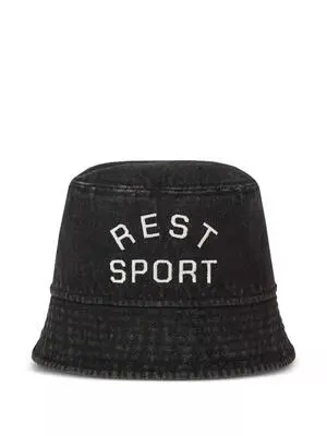 REST&RECREATION Denim Bucket Hat - Black