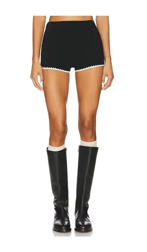 LOVERS AND FRIENDS Lillie Knit Short - Black Multi