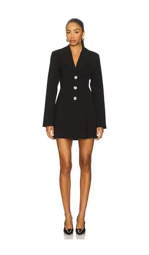 Majorelle Dahlia Blazer Dress - Black