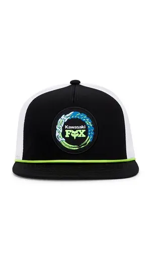 FOX RACING X Kawasaki Snapback Hat - Black