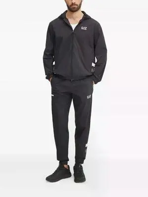 Emporio Armani Logo-print Tracksuit - Black