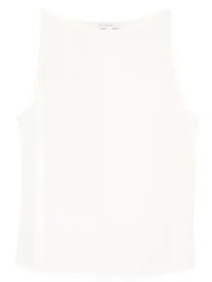 Vince Boatneck Sleeveless Top - Neutrals