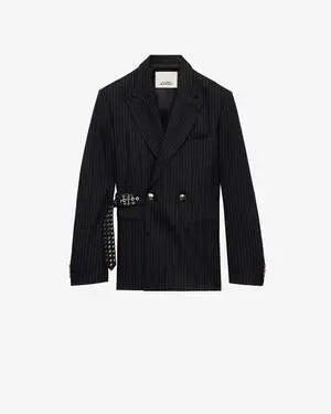 Isabel Marant Nahia Striped Suit Jacket