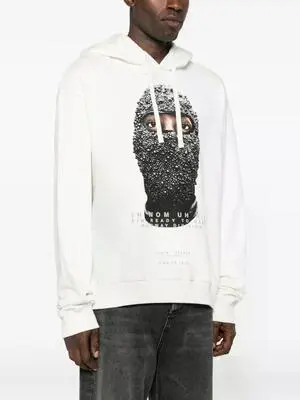 IH NOM UH NIT Graphic Print Hoodie - White