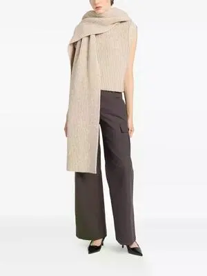 Ports 1961 Ribbed Sleeveless Top With Scarf