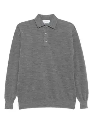 LARDINI Wool Polo Shirt