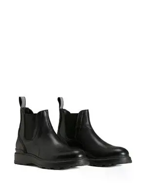 Woolrich Elastic-panelled Leather Boots