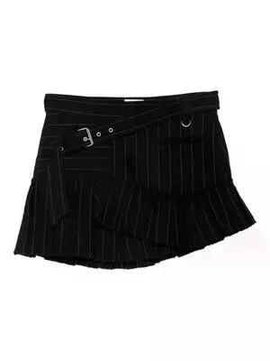 Isabel Marant Pinstriped Ruffled Skirt