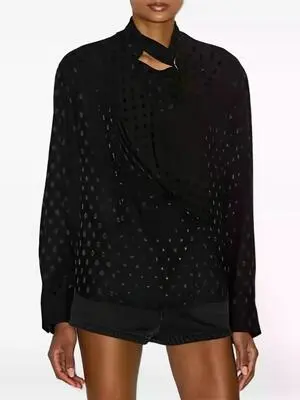 Isabel Marant Emany Polka-dot Top